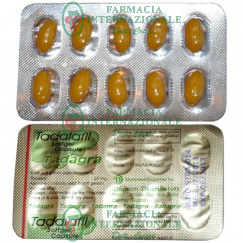 Tadagra softgel Capsula 20mg Comprare Senza Ricetta